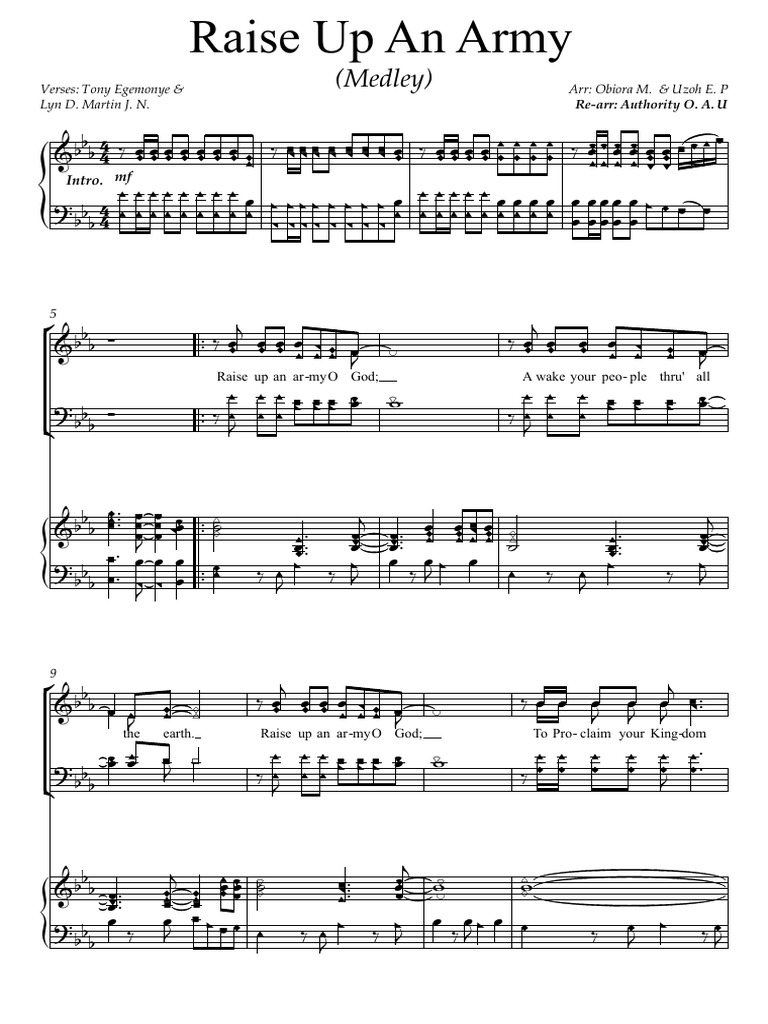 Raise Up An Army o - 21 - Full Score | PDF