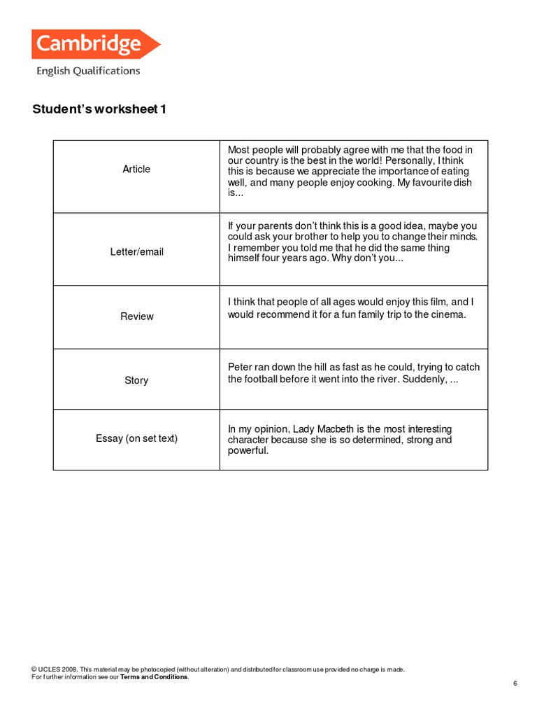 B2 Writing - Part 2 | Download Free PDF | Linguistic Morphology ...