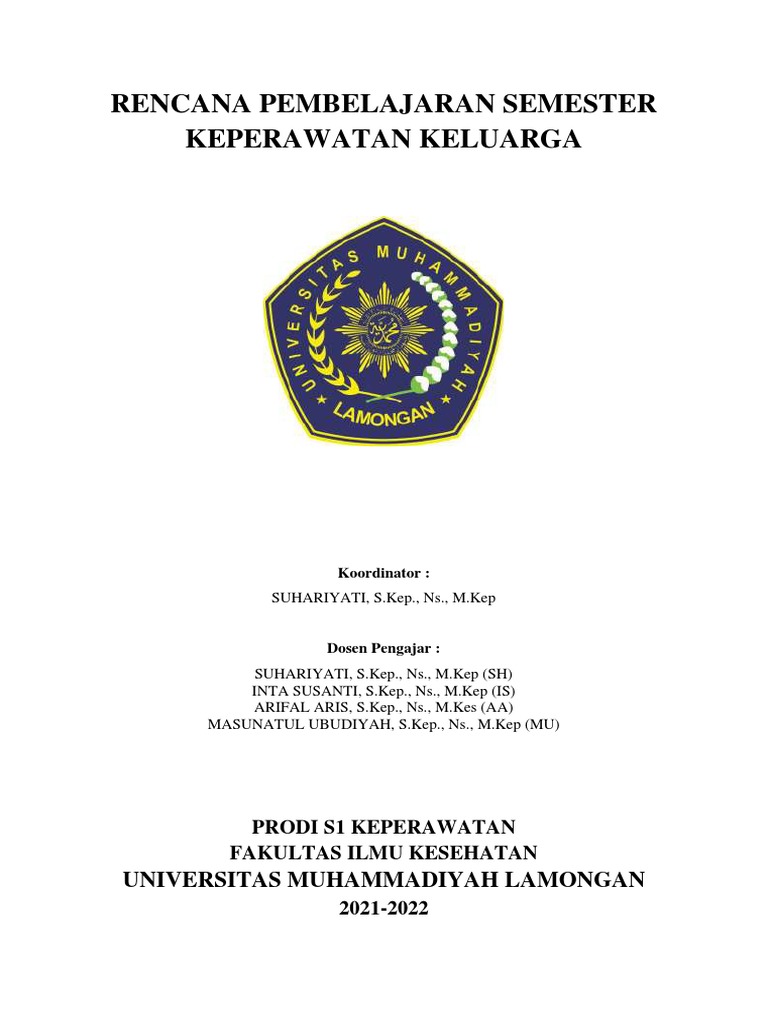 Rps Keperawatan Komunitas II 2021-2022 | PDF
