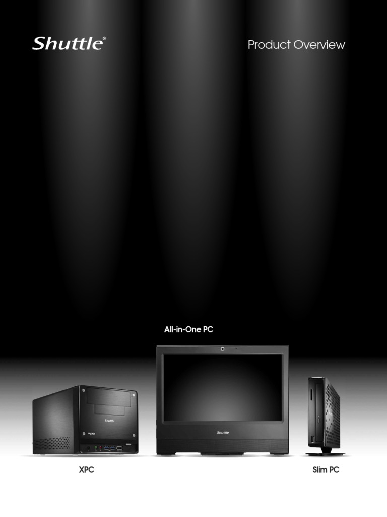 Shuttle XPC Mini-PC Product Overview | PDF | Solid State Drive ...