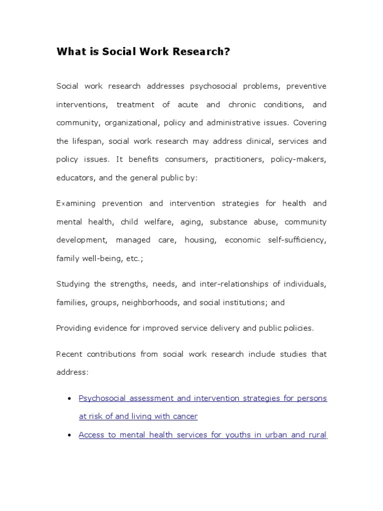 Understanding Social Work Research | PDF | Social Work | Course Credit