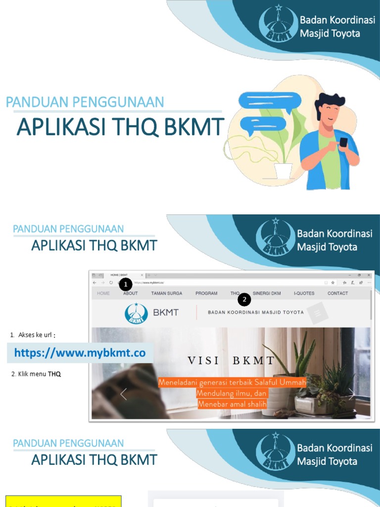 SOP Penggunaan Aplikasi THQ BKMT | PDF