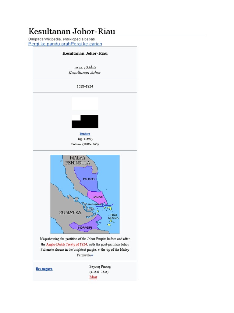 Kesultanan Johor | PDF