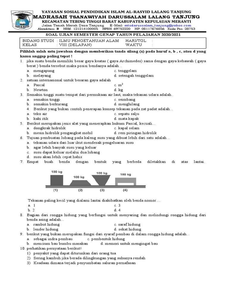 Soal Ipa Kelas 8 | PDF