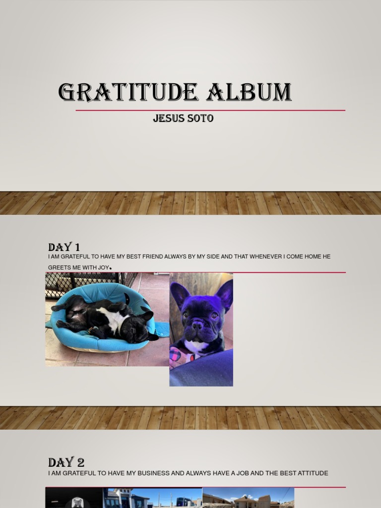 Gratitude Album | PDF