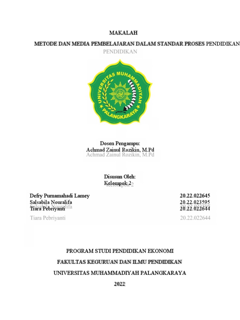 Metode dan Media Pembelajaran Efektif | PDF