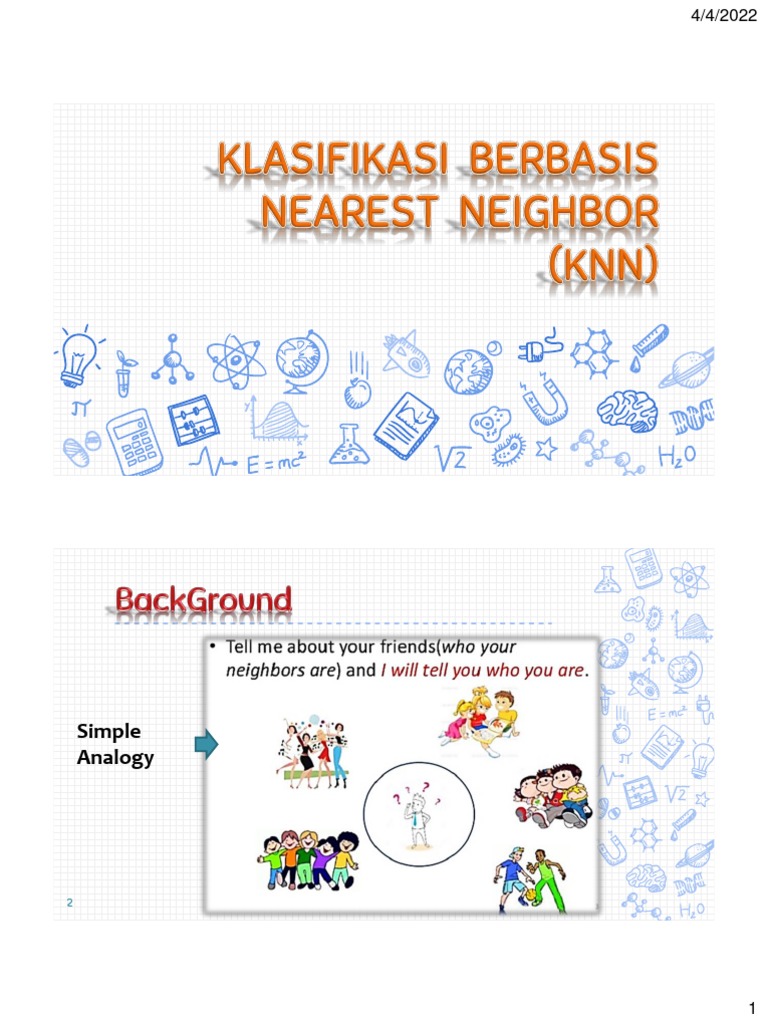 K Nearest Neighbor Classification | PDF