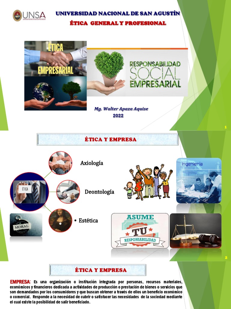 Ética y Empresa - La RSE | PDF | Responsabilidad social corporativa ...