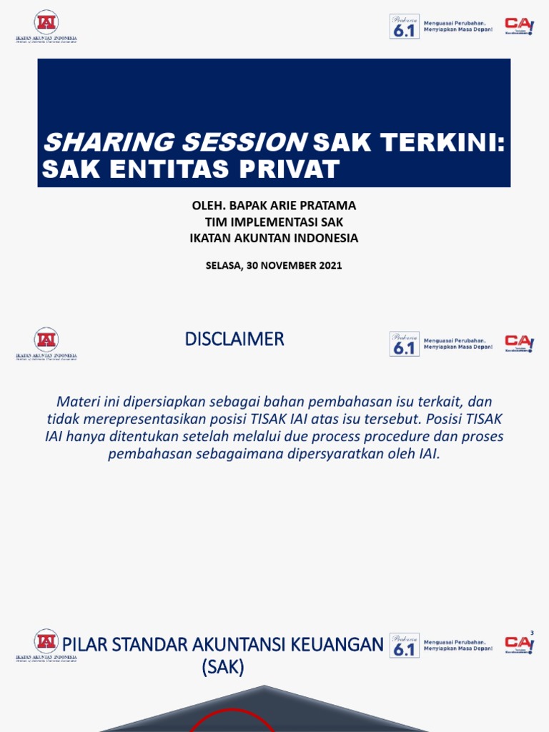 SAK Entitas Privat 30 Nov | PDF