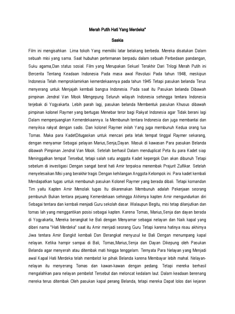 Tulisan Film Kelas 7 | PDF