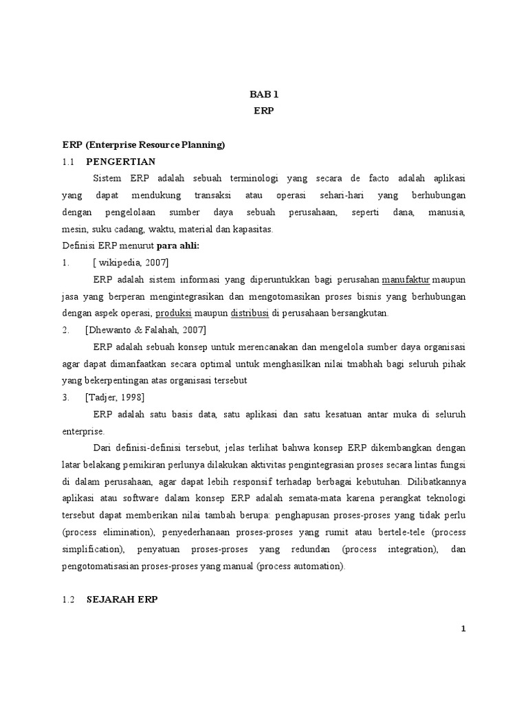ERP | PDF | Komputer