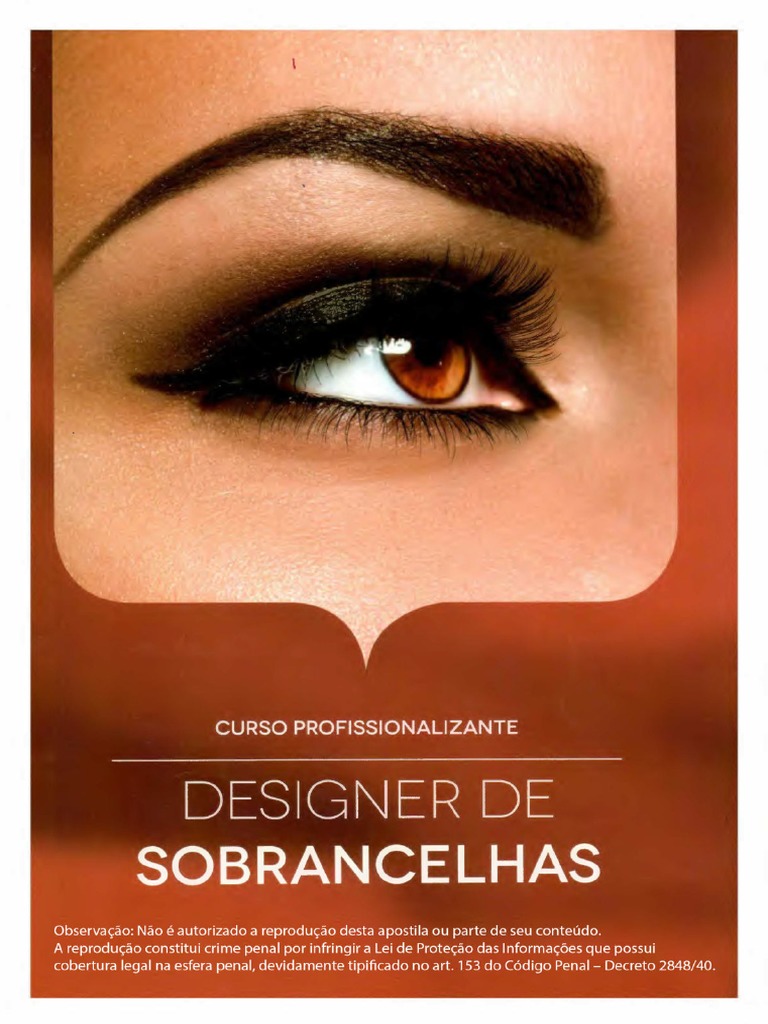Apostila Designer Sobrancelhas Pdf Metrologia Rosto
