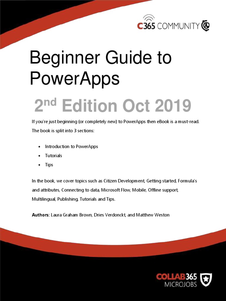 Beginners+Guide+to+PowerApps+eBook+ +v2 | PDF | Microsoft Excel ...