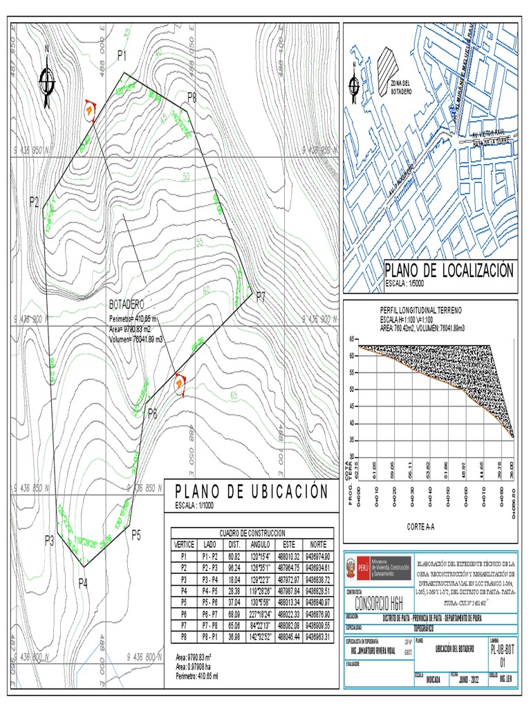 Plano de Botadero A4-Botadero A4 | PDF