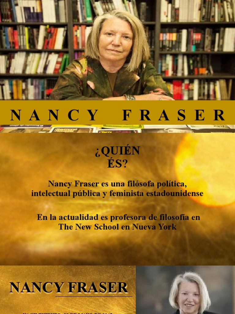 Nancy Fraser by Sandrahuarcaya | PDF | Ideologías | Teorías políticas