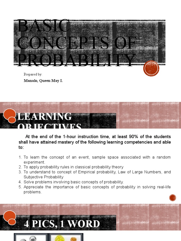 Basic Concepts of Probability 2 | PDF | Probability | Randomness