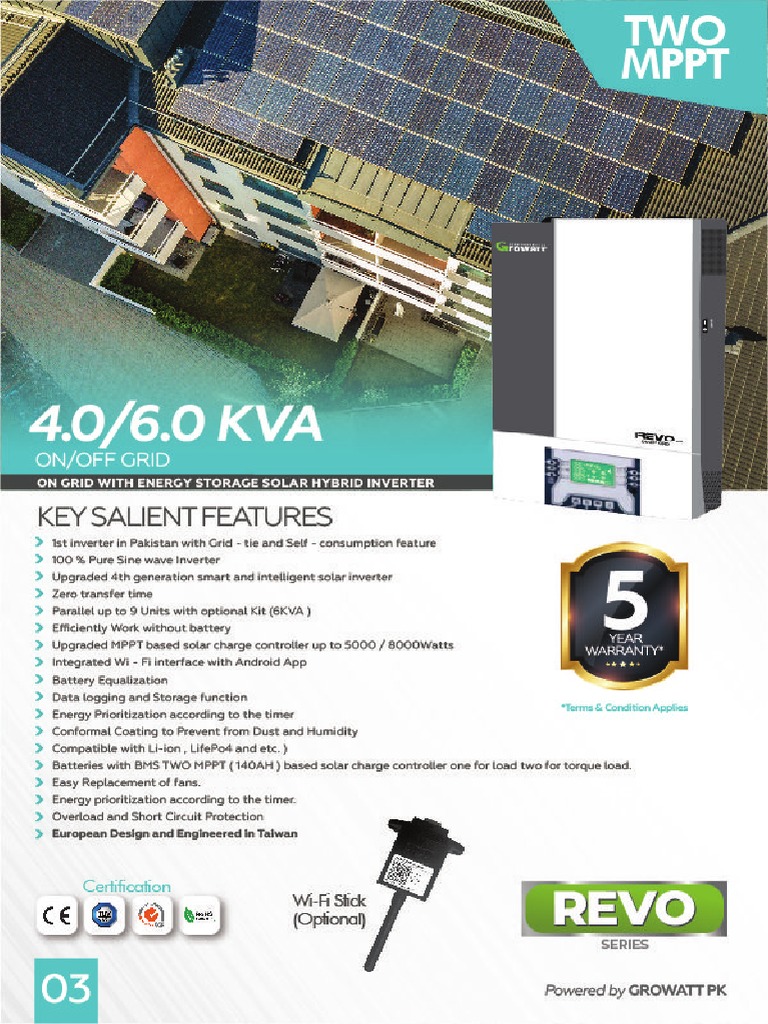 Revo ON - OFF Grid (6000-48) Catalog | PDF