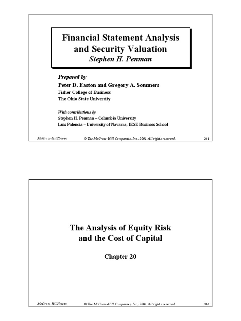 Chap 020 | PDF | Leverage (Finance) | Risk