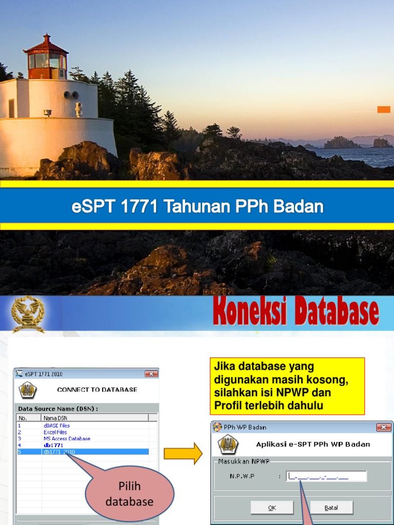 Petunjuk Pengisian eSPT Badan | PDF