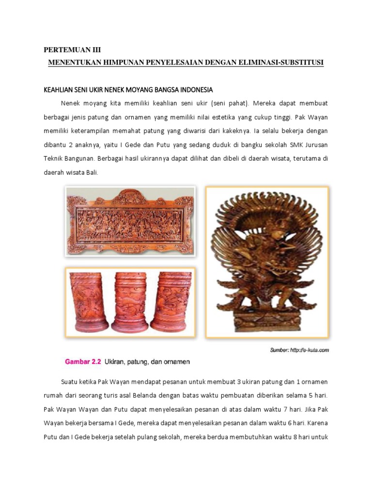 Menentukan HP Proglin Dengan Cara Eliminasi-Substitusi | PDF