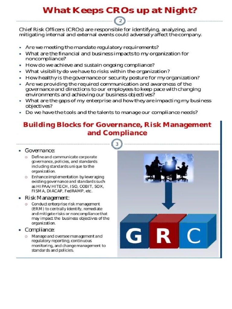 Building An Effective GRC Process | PDF