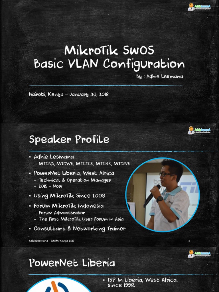 MikroTik SwOS Tutorial by AdhieLesmana | PDF | Computer Network ...