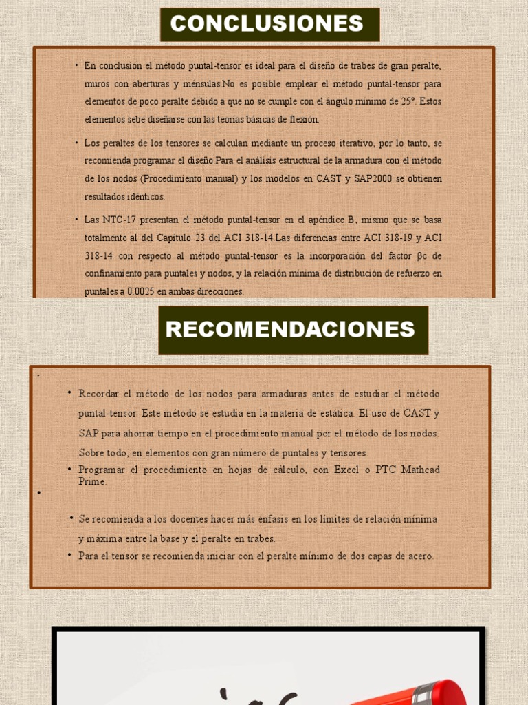 Diseño Estructural: Método Puntal-Tensor | PDF
