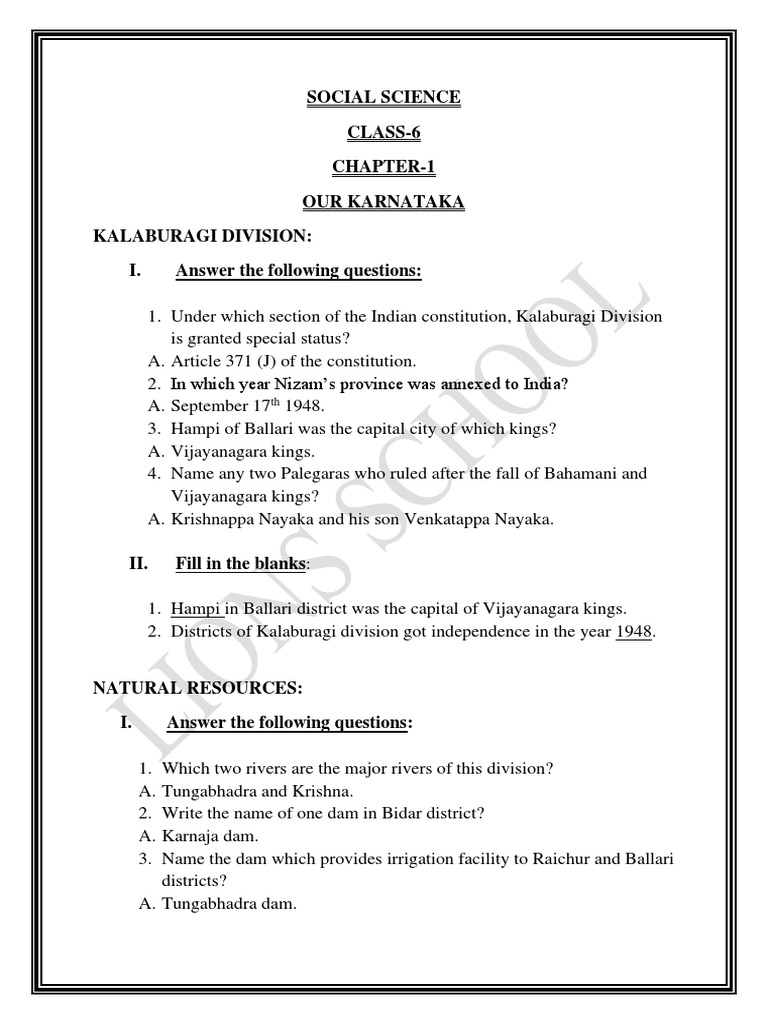 SOCIAL SCIENCE 6th STD CHAPTER 1 | PDF