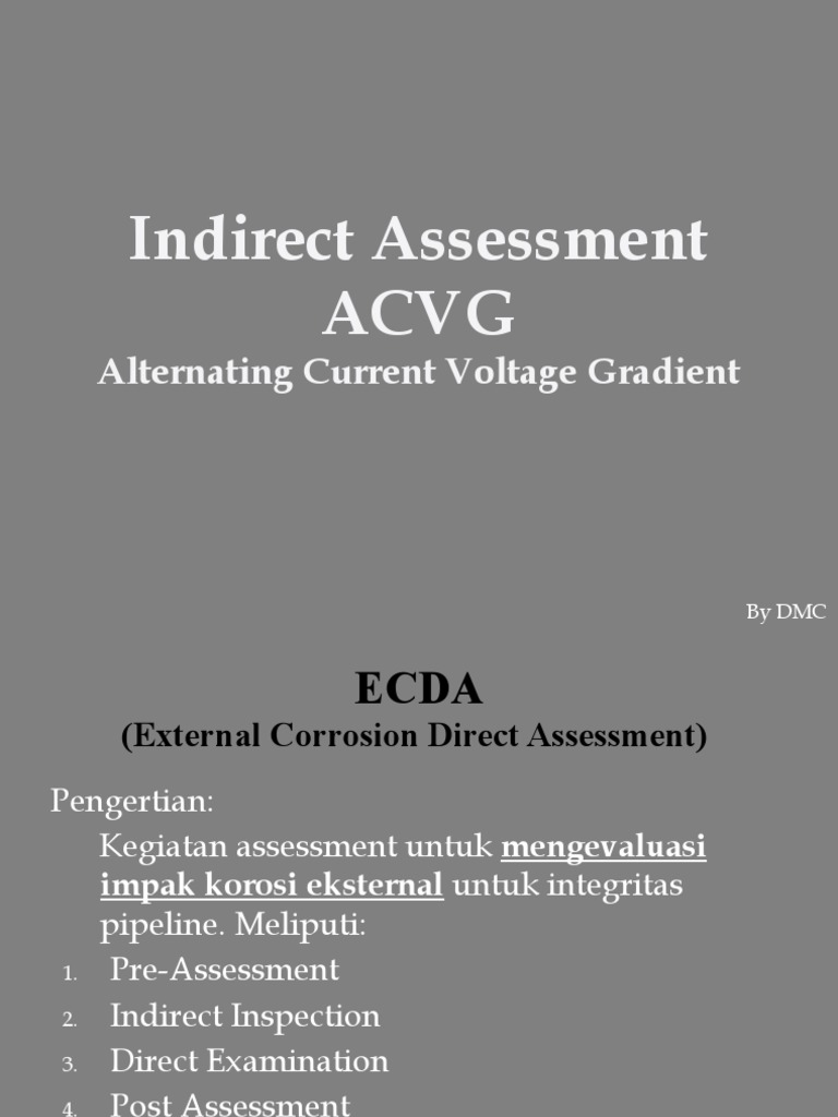 ACVG Inspection Presentasi DMC Fix | PDF