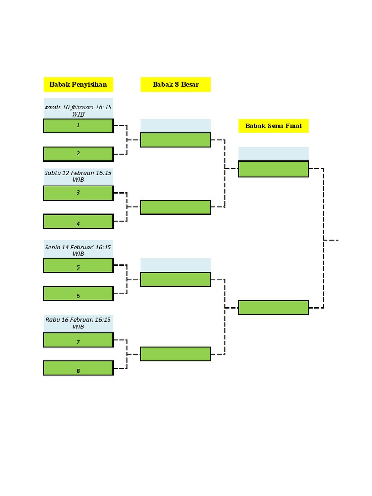 Skema Pertandingan Sepak Bola | PDF