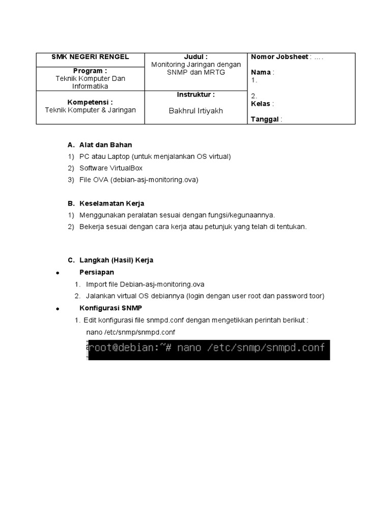Monitoring Jaringan dengan SNMP dan MRTG | PDF | Komputer