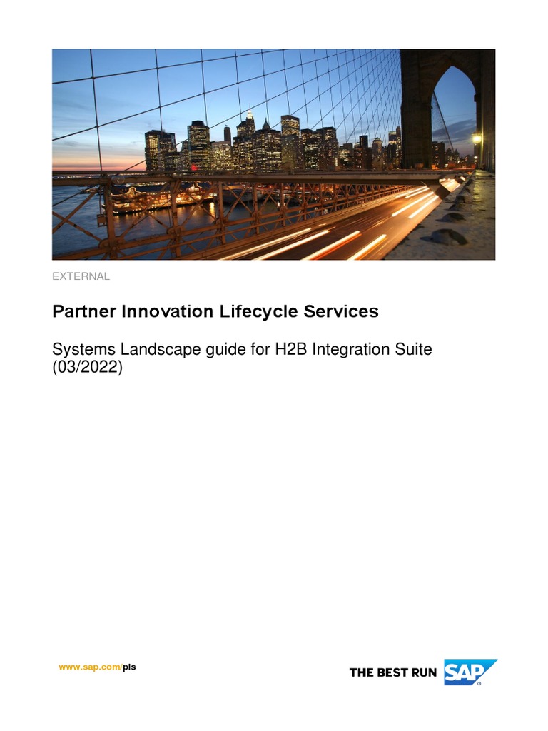 SFTP Server Systems Landscape Guide For H2B Integration Suite (032022 ...