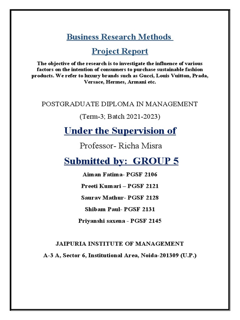 BRM Group 5 Part 1 | PDF | Fashion | Brand