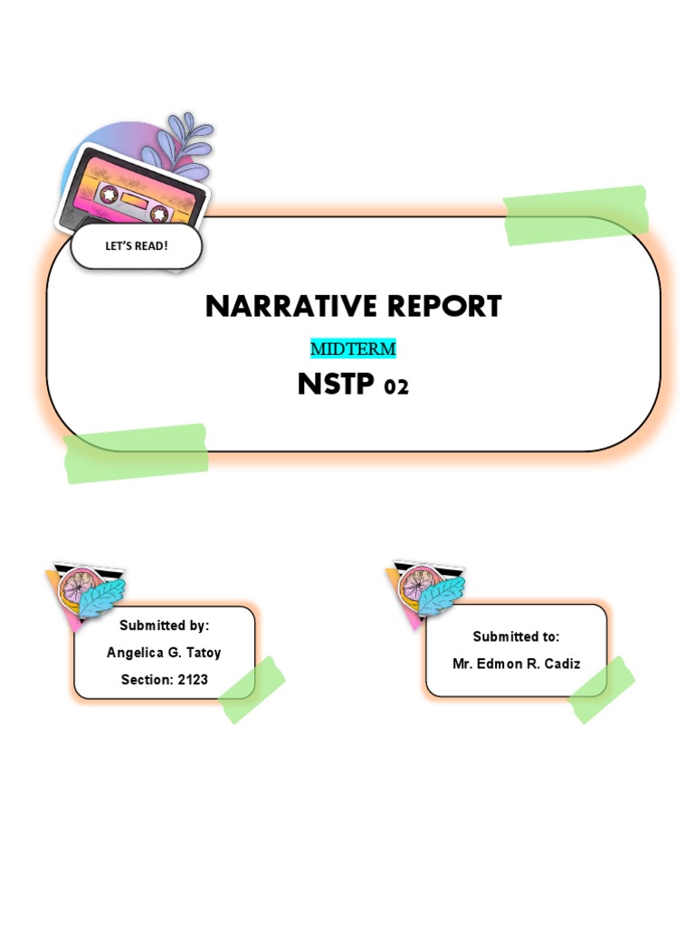 Narrative Report NSTP 02: Midterm | PDF | Onion | Chili Pepper