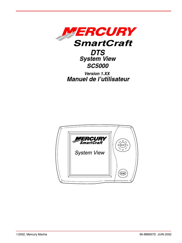 Smartcraft System View Sc5000 | PDF | Bateaux | Levier (mécanique)