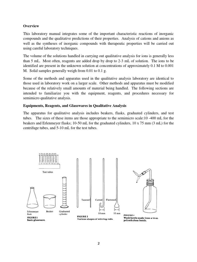 Laboratory Equipment and Techniques and Safety Precautions. | PDF ...
