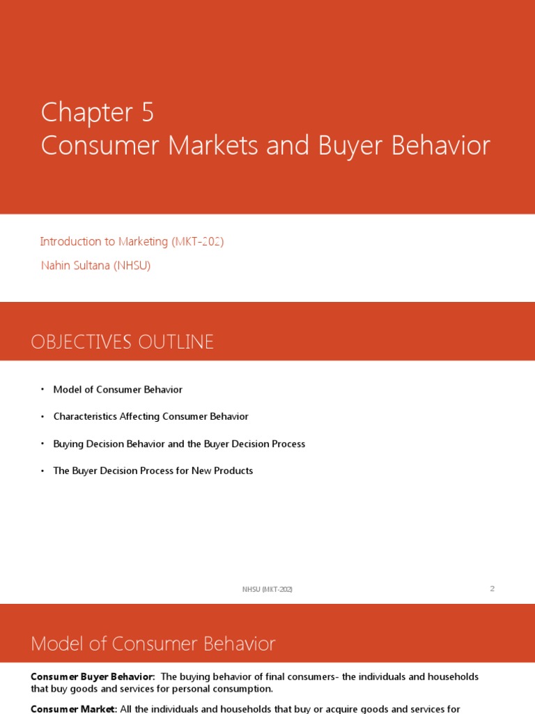 Chapter 5 Key Concepts of Consumer Behavior | PDF | Consumer Behaviour | Behavior