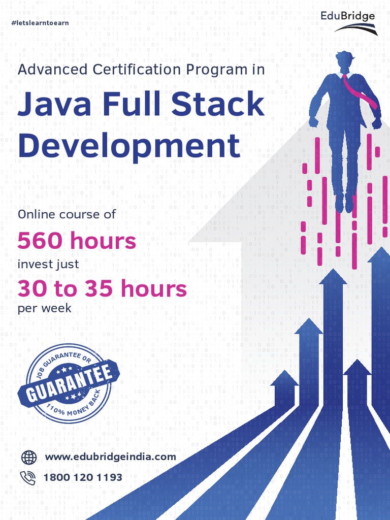 Advanced Certification Program in Java Full Stack Development (With 110 ...