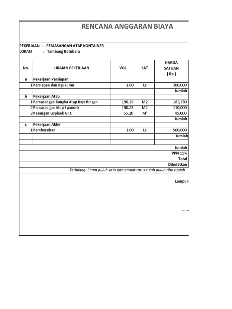 Rab Atap Kontainer ..4 | PDF