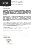 Brand Authorization Letter | PDF