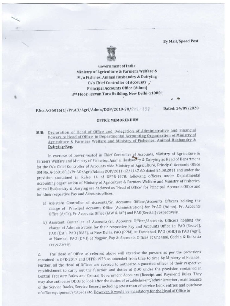 Delegation of Power | PDF