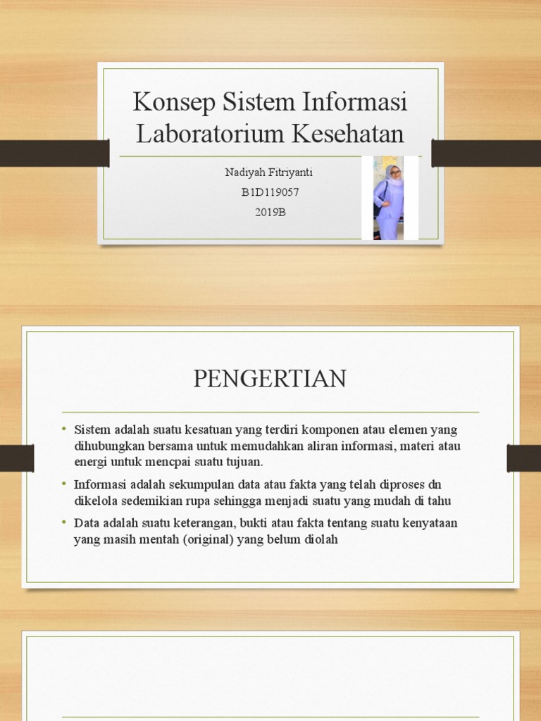 Konsep Sistem Informasi Laboratorium Kesehatan Tugas 1 | PDF