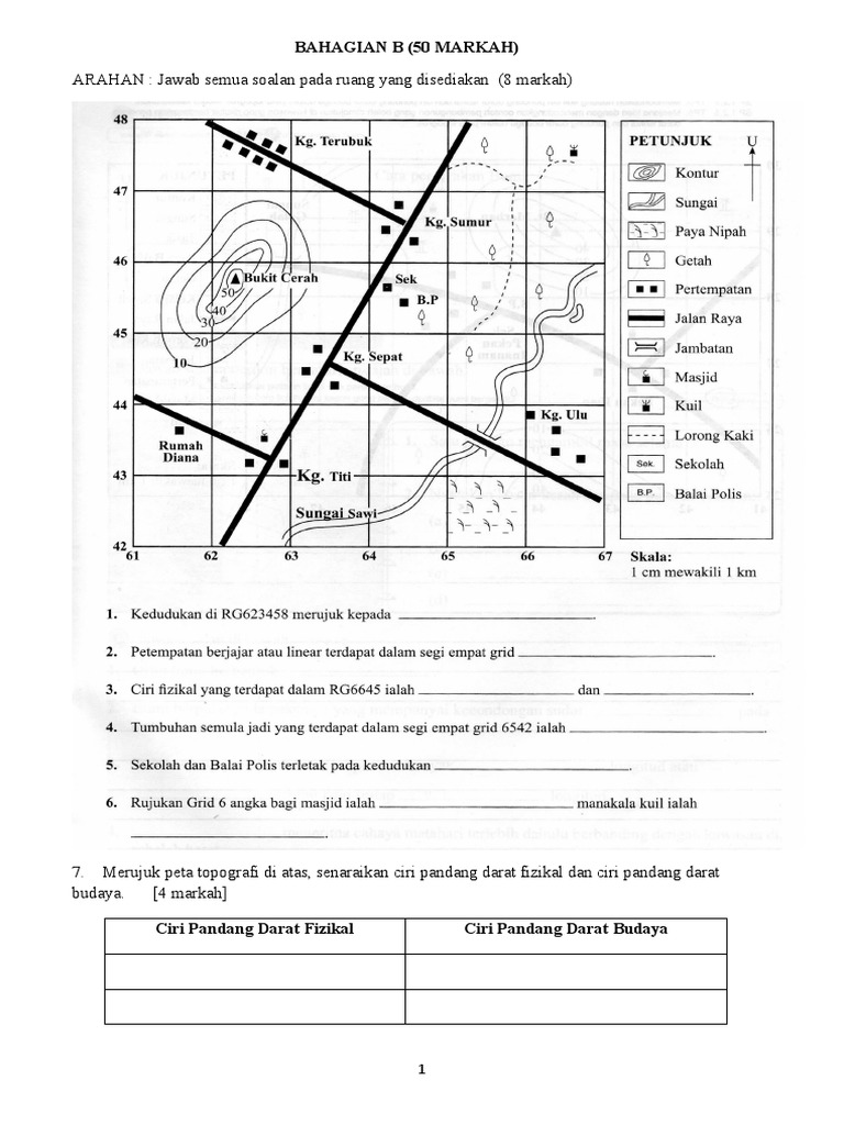 Bahagian B Geo t2 | PDF