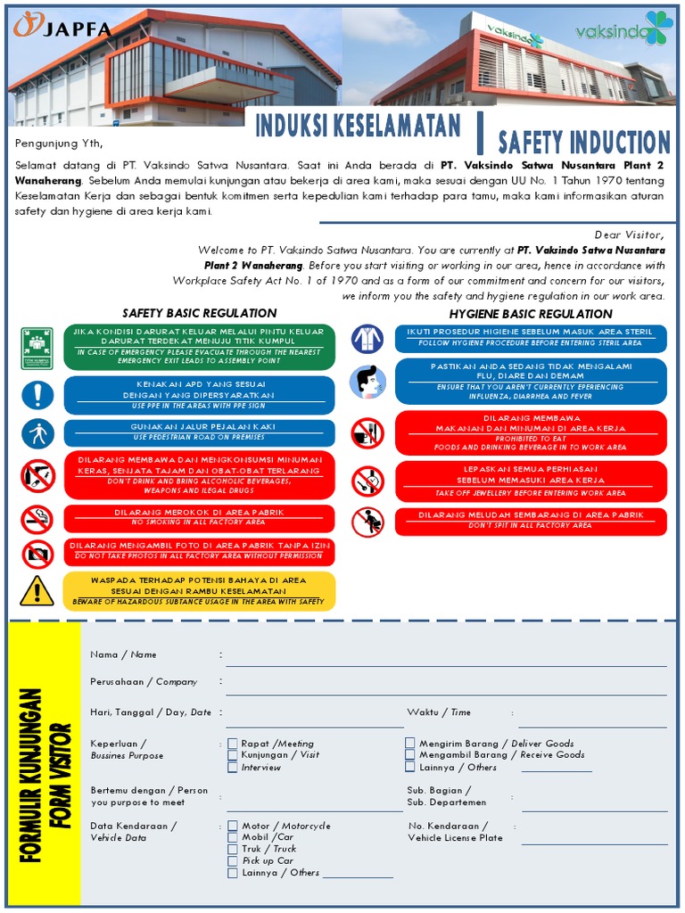 Safety Induction Plant 2 | PDF