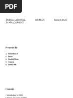 Unit - 1 Morgan'S Model To Define Ihrm | PDF | Human Resource Management | Globalization