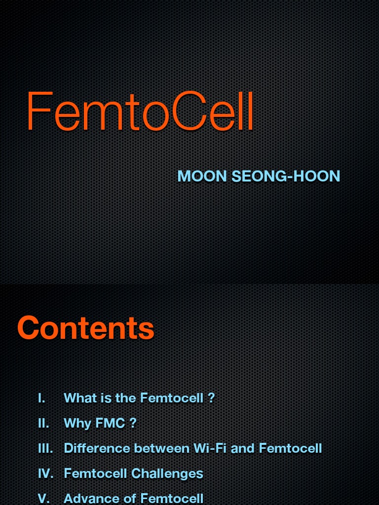 Understanding Femtocells: Benefits & Challenges | PDF | Wi Max | Wi Fi
