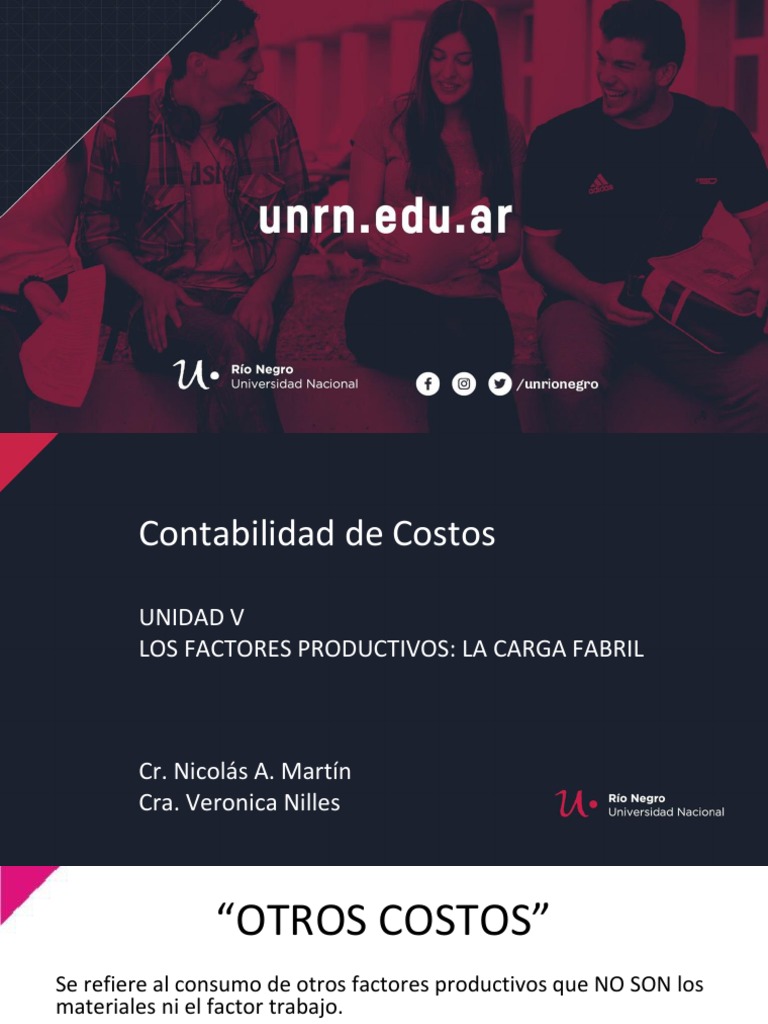 Presentación Power Point - Carga Fabril | PDF | Costo | Factores de ...