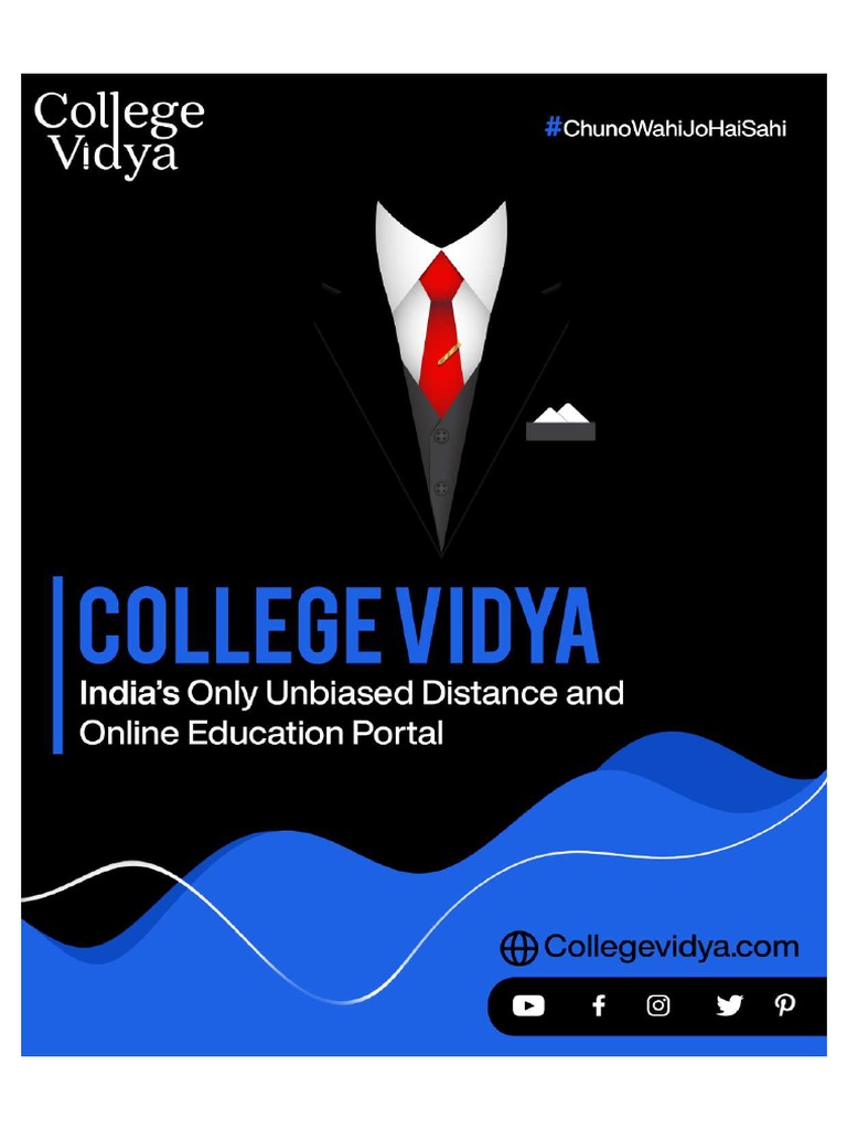 College Vidya Brochure | PDF