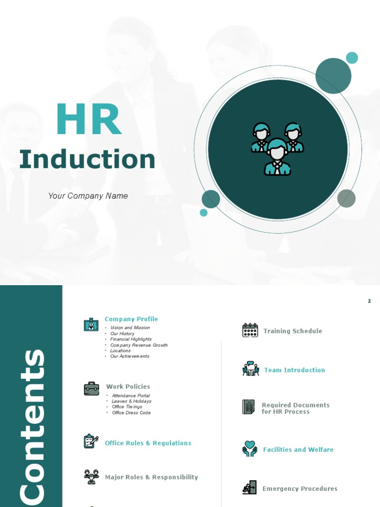 HR Induction Powerpoint Presentation Slides | PDF | Employment ...