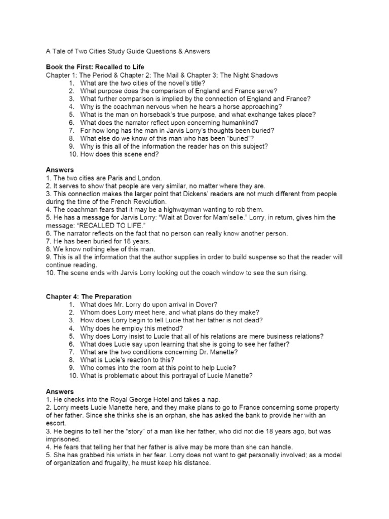 A Tale of Two Cities | PDF